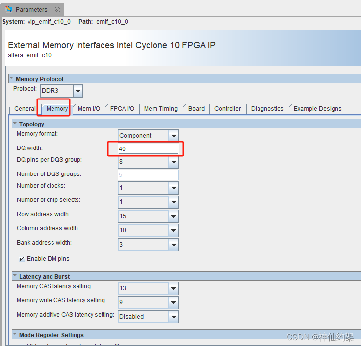 【接口开发】altera Fpga(cyclone10) Ddr接口使用的一些心得(data Width Must Be Of Power Of Two And Between 8 And