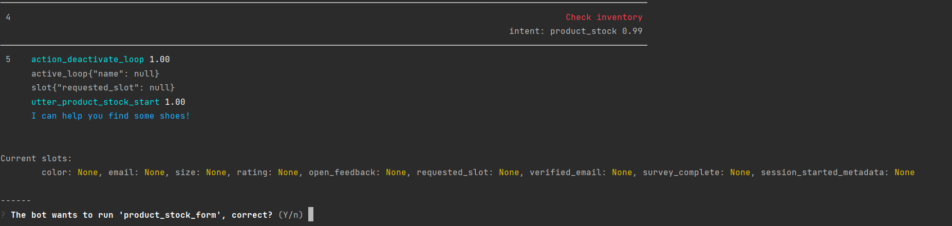Gavin老师Transformer直播课感悟 - Rasa项目实战之电商零售对话机器人通过Rasa interactive进行问题修正与调试演示(八十四)-CSDN博客