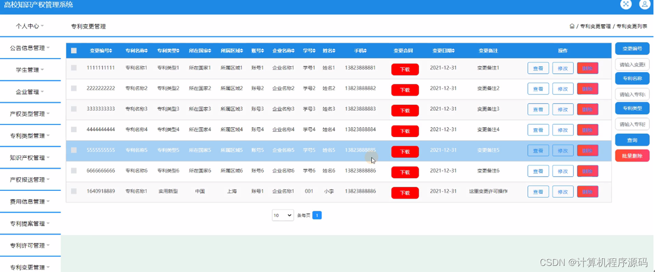 附源码 Ssm计算机毕业设计高校知识产权管理系统论文2022java知识产权管理平台设计与实现 Csdn博客