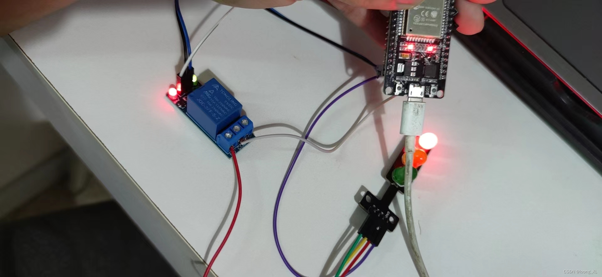 Esp32 Micropython连接继电器，天猫精灵控制继电器熄灭灯；连接控制舵机；d11温湿度传感器esp32 继电器接线 Csdn博客 