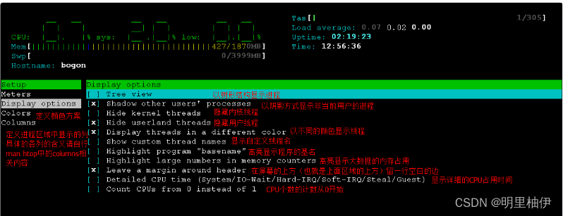 【Linux】htop命令的使用详解_htop命令详解-CSDN博客