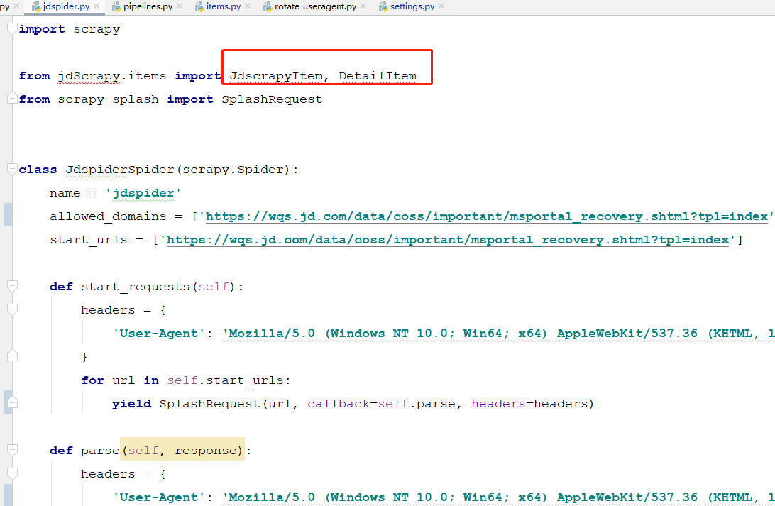 scrapy利用splash爬取京东js动态渲染的商品数据（记录一下自己的小成果）_splash js渲染-CSDN博客