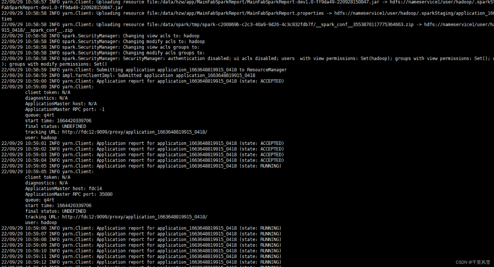 spark on yarn-cluster在生产环境 部署 spark 任务， 同时支持读取外部可配置化文件_spark on yarn cluster-CSDN博客
