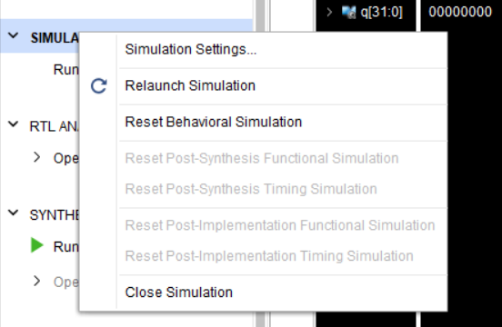 新建vivado工程仿真或修改原仿真代码后，仿真波形不更新问题（已解决）_vivado仿真不更新-CSDN博客