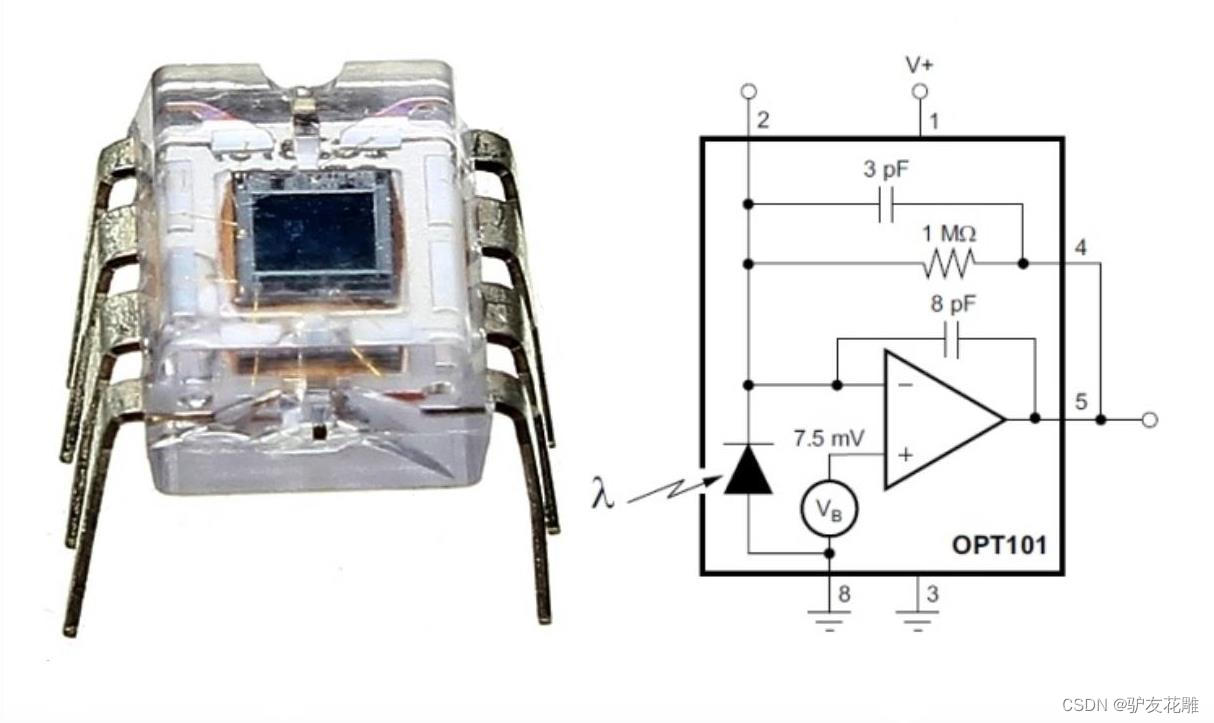 【雕爷学编程】Arduino动手做（162）---OPT101模拟光照传感器模块2_光线传感器仿真-CSDN博客