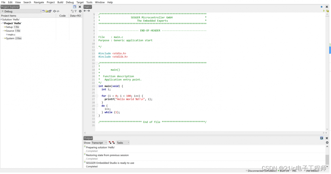 [MM32生态]在Windows下使用SEGGER Embedded Studio搭建MM32 MCU开发平台-CSDN博客