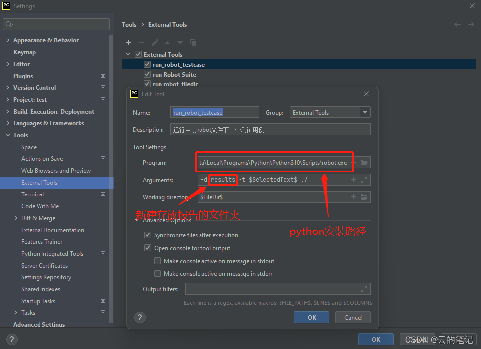 pycharm+robotframework配置_pycharm robotframework-CSDN博客