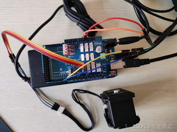 Arduino_mega2560+DynamixelShield控制MX-64R舵机_mega2560开发板使用教程-CSDN博客