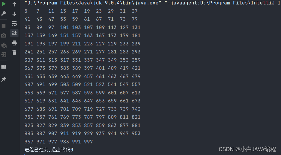 Java编程——输出1000以内的素数(质数)输出1000以内的素数java Csdn博客