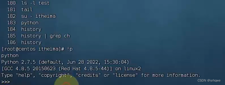 Linux:命令history历史命令搜索_history 搜索-CSDN博客