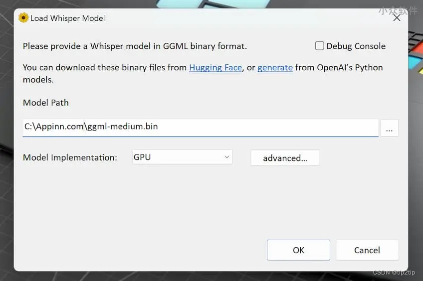 【Whisper】语音转文字工具_ggml-medium.bin-CSDN博客