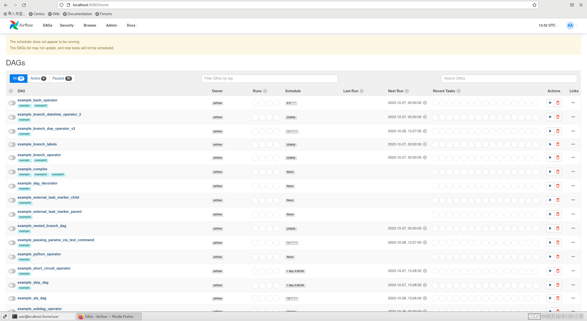在CentOS7中在线安装Airflow流程_centos7安装airflow-CSDN博客