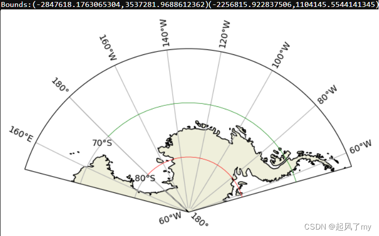 cartopy自定义边界形状 缺失经纬网_cartopy gridlines off-CSDN博客