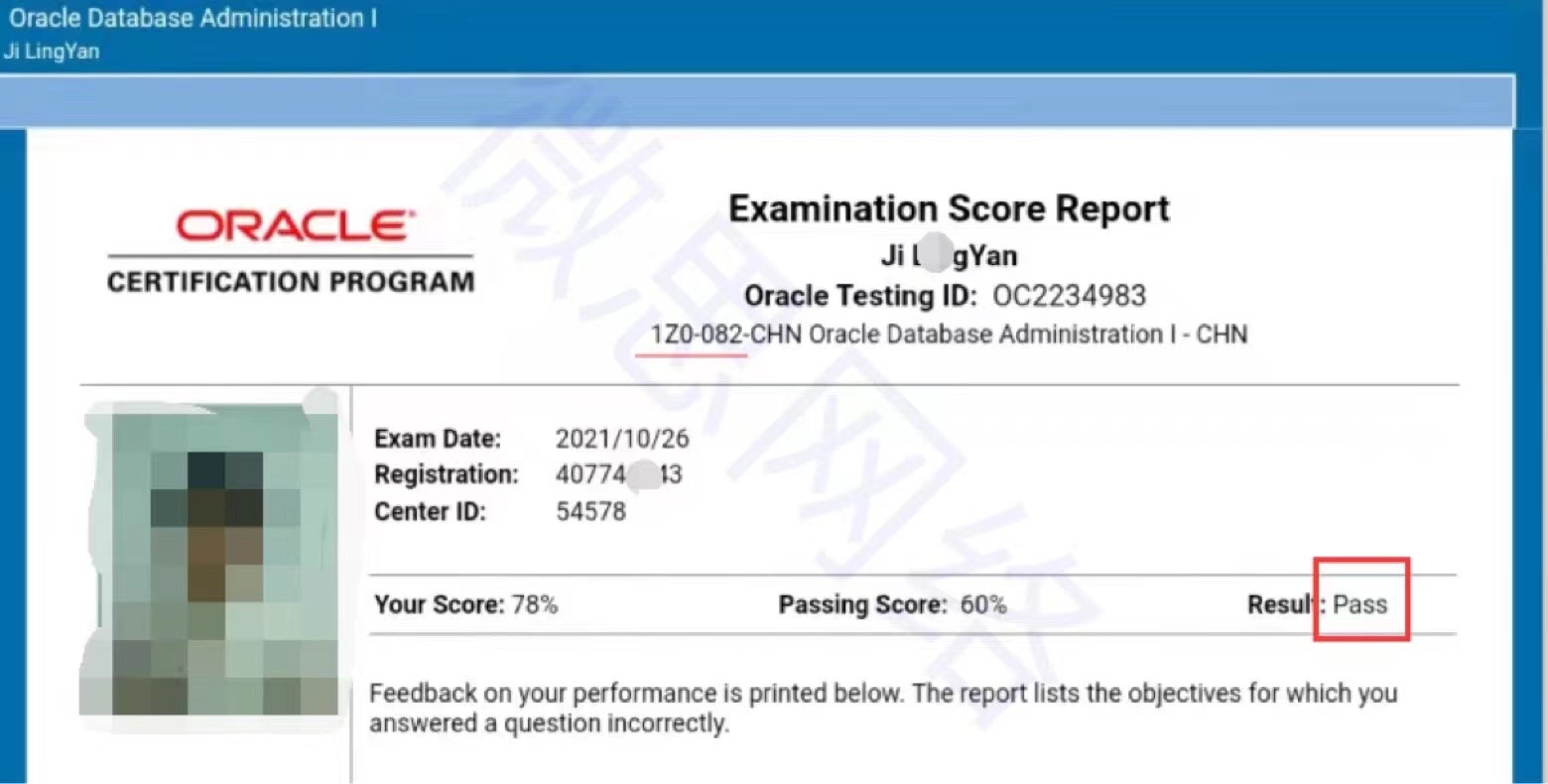 【考试战报】ORACLE OCP 19C考试通过_通过考试19c ocm-CSDN博客