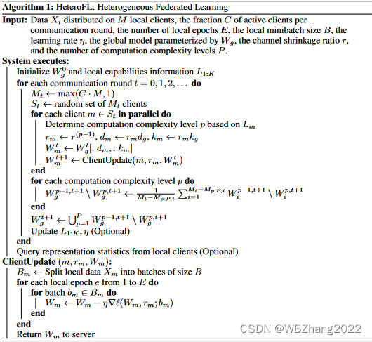 精读笔记 - HeteroFL:Computation and Communication Efficient Federated Learning for Heterogeneous ...