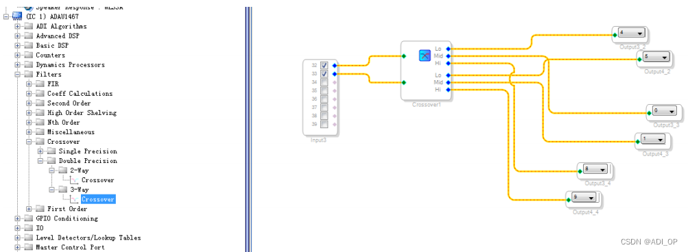 ADAU1467的开发详解四：基础例程讲解（32个入门例程）_adau1452的延时模块如何确定延时参数-CSDN博客