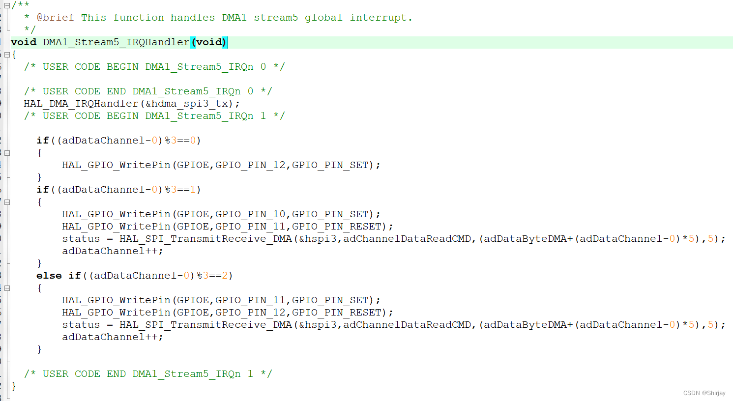 Stm32cubemx配置hal库实现spi Dma的递归调用 Cubemx Spi Dma Csdn博客