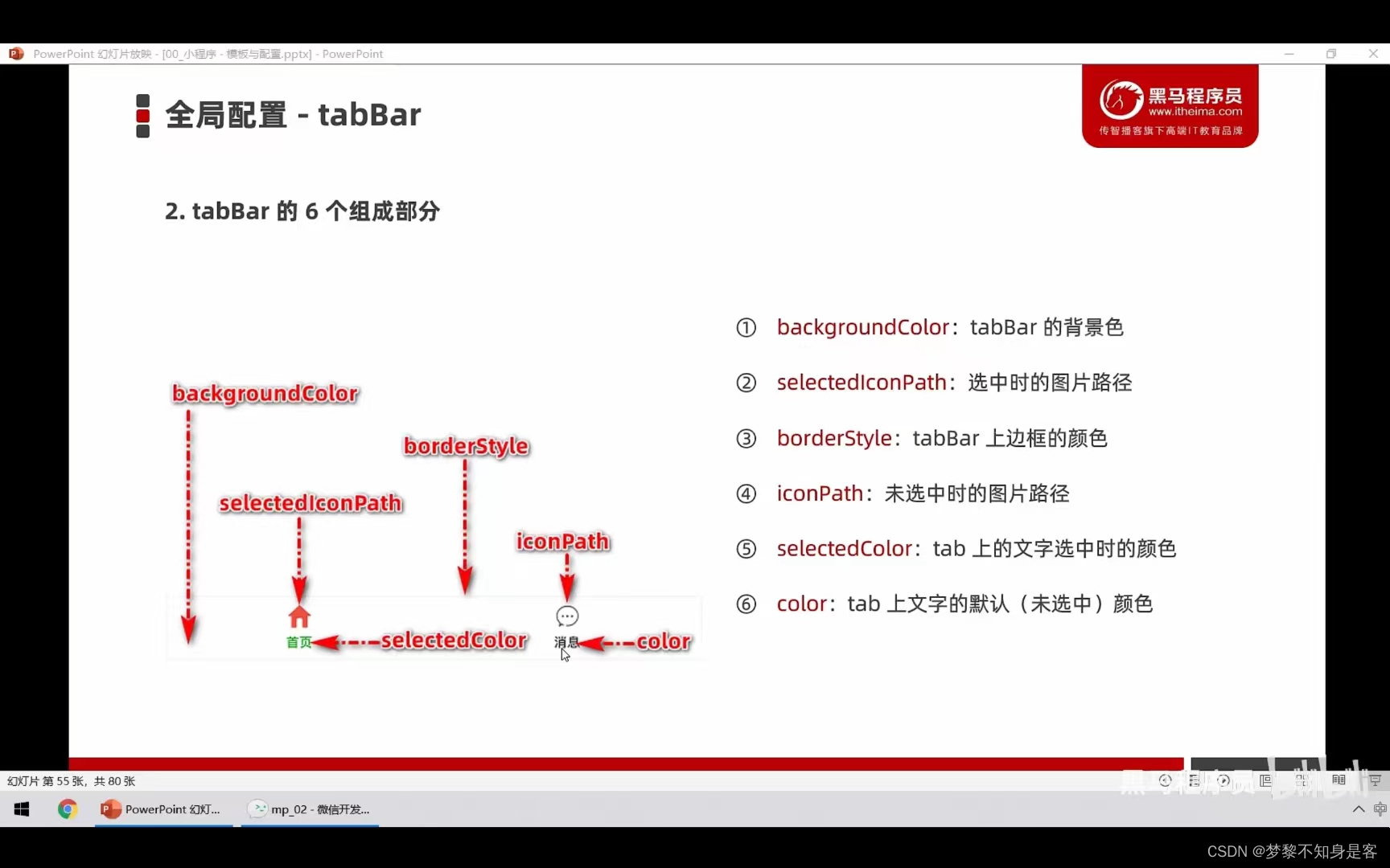 微信小程序开发 全局配置 Csdn博客