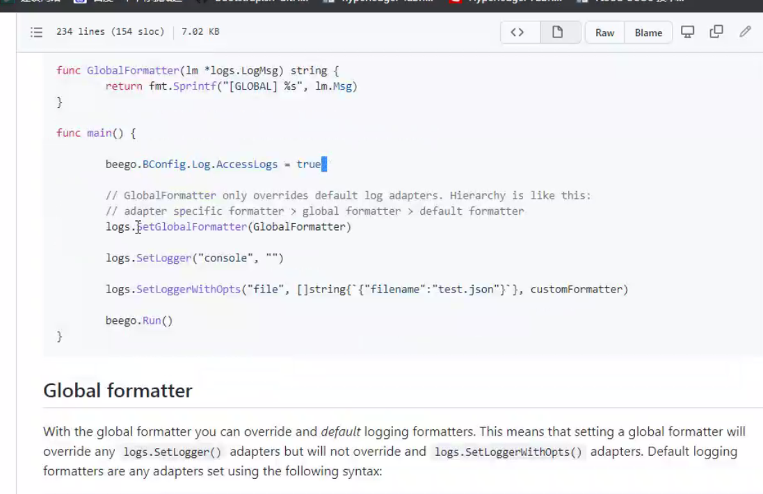 beego框架的日志组件logs_beego logs-CSDN博客
