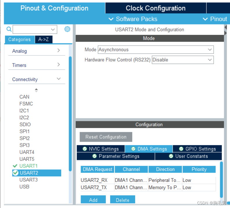 JY62陀螺仪的联调用STM32CubeMX-CSDN博客