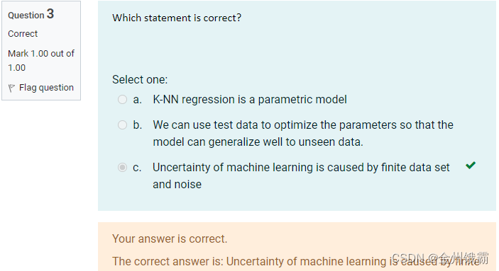 FIT5201 Machine learning Quiz整理_fit5215-CSDN博客