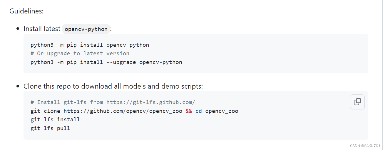 Opencv 深度学习教程二(python)githubopencv项目 Csdn博客