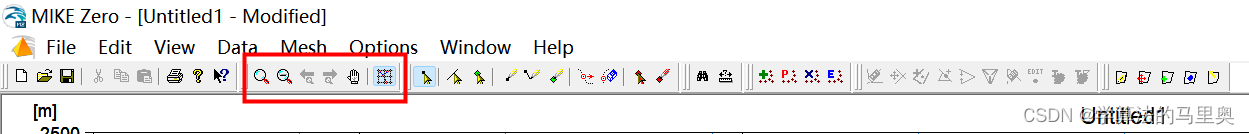 MIKE 21 教程 1.1 网格搭建界面介绍之点线面的创建 （Mesh Generator 工具）_mike模型打网格-CSDN博客