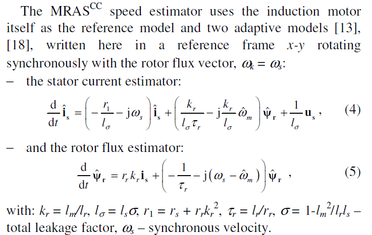 异步机无传感MRAS-cc(二.论文阅读学习)_增益矩阵 热成像-CSDN博客
