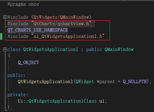 VS+Qt desinger提升的方法使用QChart时提示找不到“QChartView.h”头文件的处理_qtcharts 找不到-CSDN博客