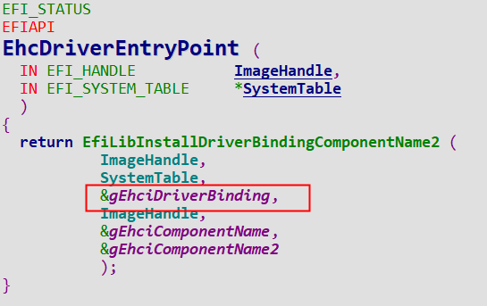 EDK II Source Code Analysis --- USB Agreement EHCI (Example ...