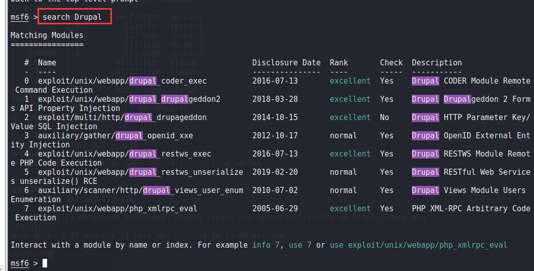 Vulnhub靶场渗透测试系列DC-1(Drupal漏洞)_drupal漏洞 vulhub-CSDN博客