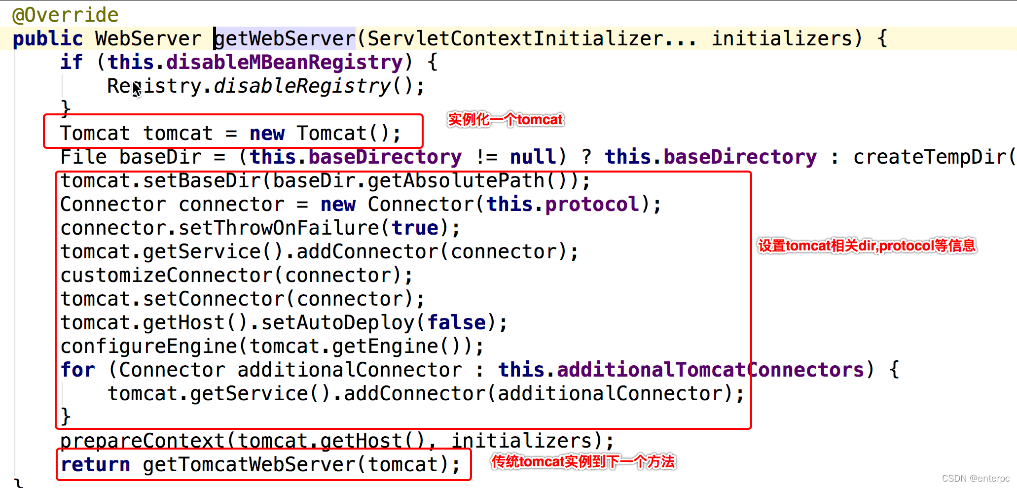 Springboot 内嵌tomcat源码剖析 Tomcat Embed 源码 Csdn博客