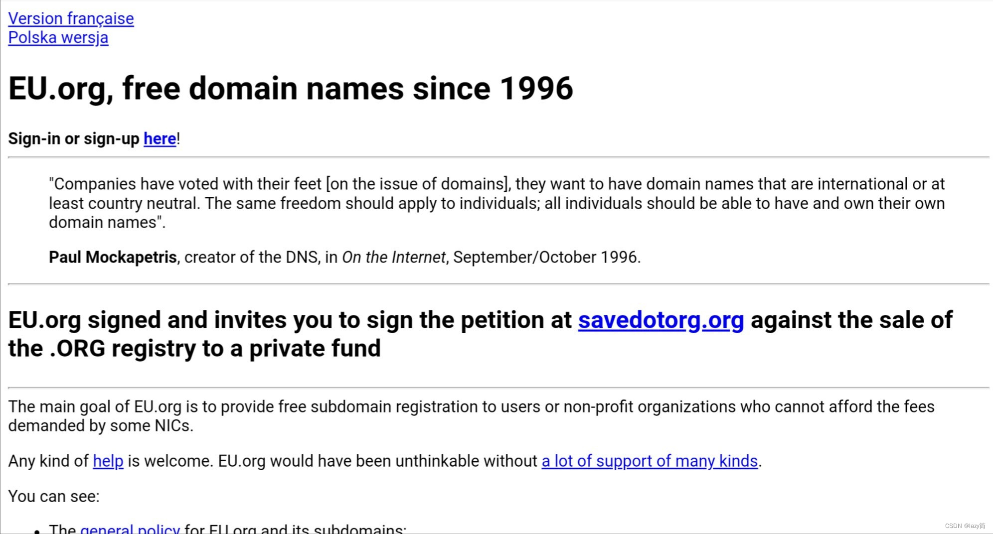 EU.org免费域名申请教程_niceuorg域名申请教程-CSDN博客