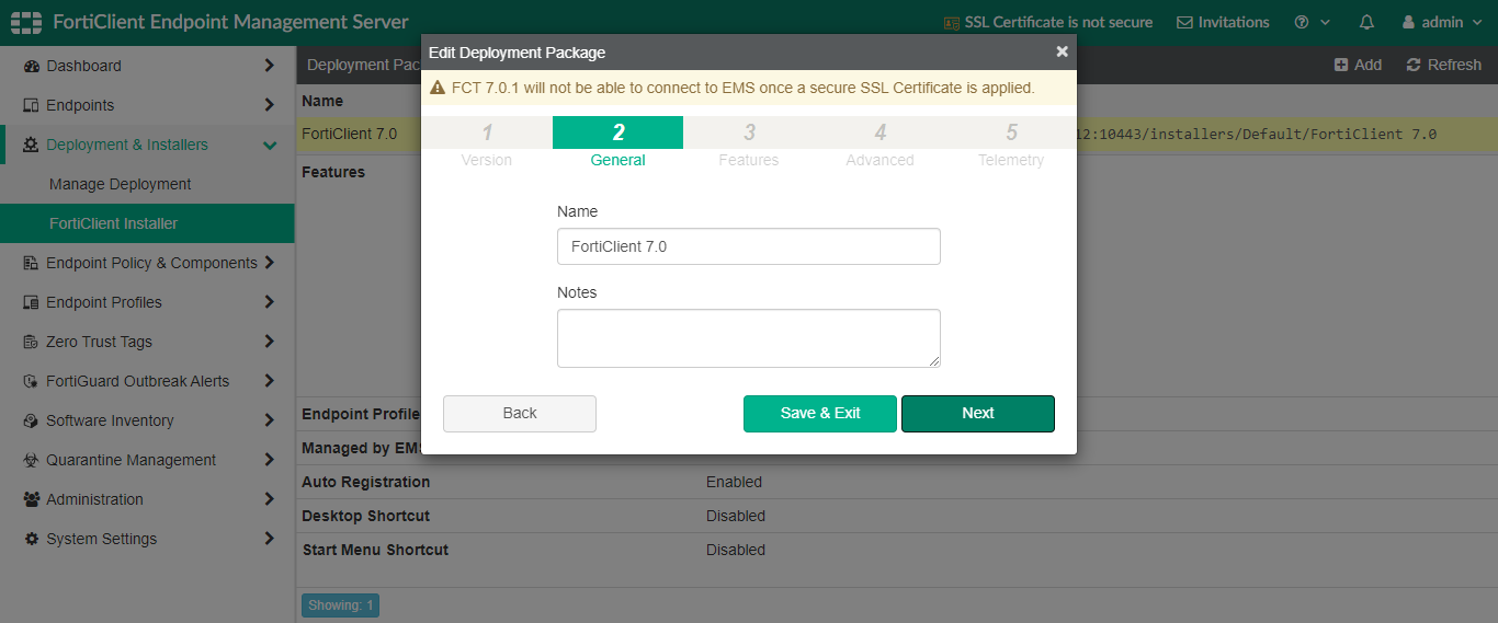 通过FortiEMS配置FortiClient安装包下载链接_forticlient full installer_叫我小火柴的博客-CSDN博客