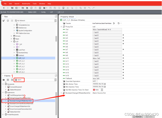 Tridium niagara N4---报警告警信息点设置_niagara如何在网页上实现报警弹窗-CSDN博客