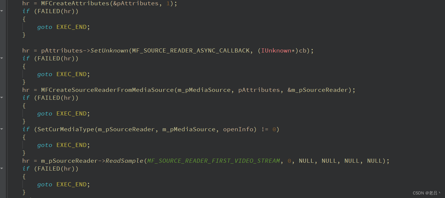 关于Windows media foundation打开摄像头无法获取到数据问题_c# windows media foundation-CSDN博客