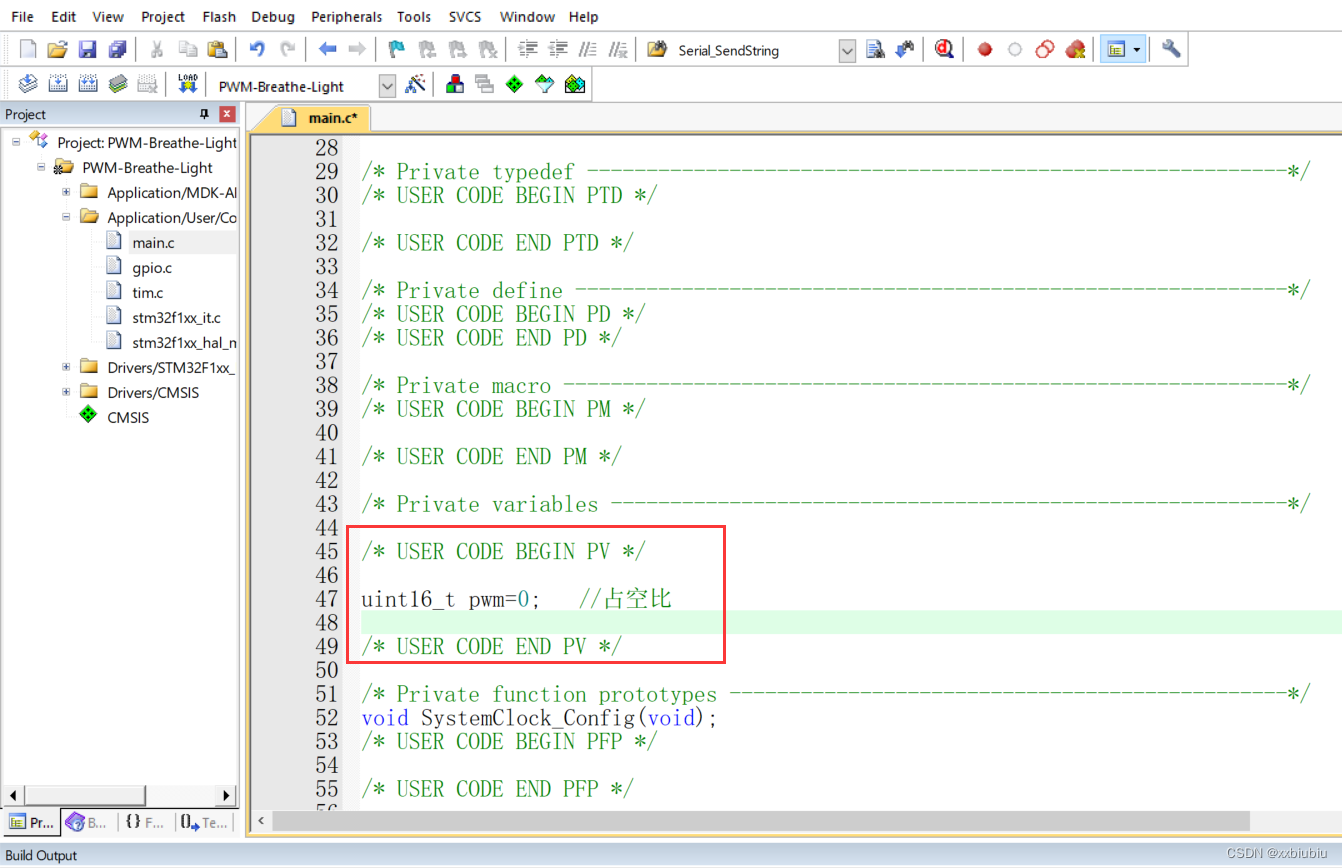 Stm32配置pwm完成呼吸灯 Stm32pwm呼吸灯 Csdn博客