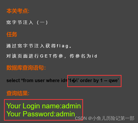 宽字节注入_%df%5c-CSDN博客