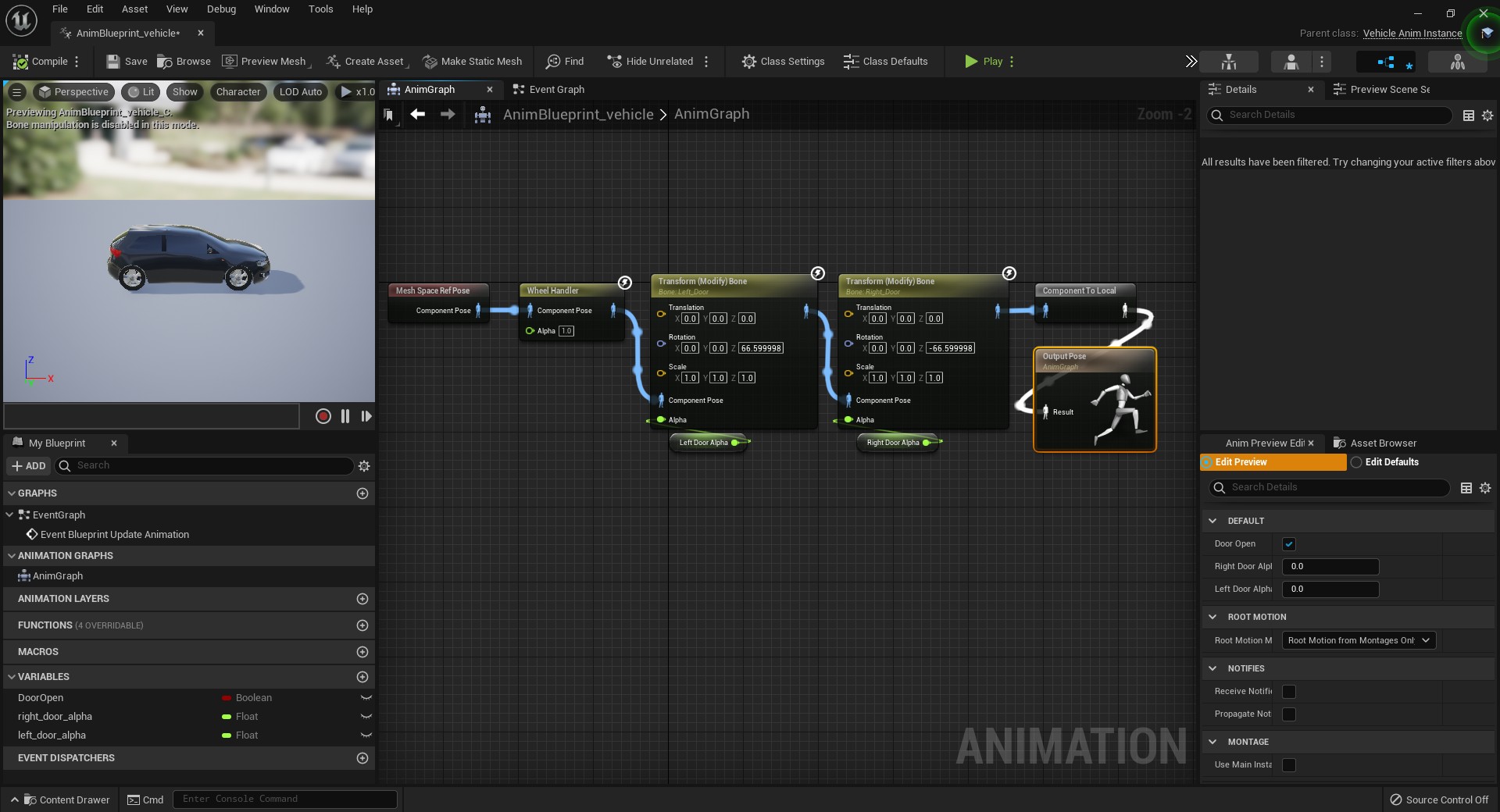虚幻UnrealEngine5 C++ 汽车基础交互_unreal vehicle-CSDN博客
