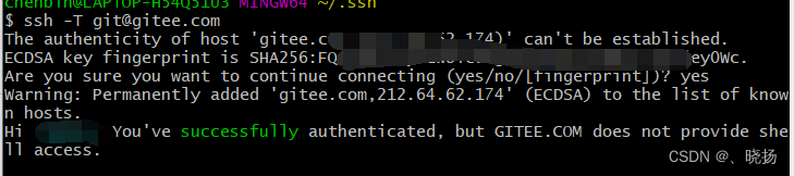 同一台电脑分别配置gitee、github、coding的ssh公钥_coding生成公钥-CSDN博客