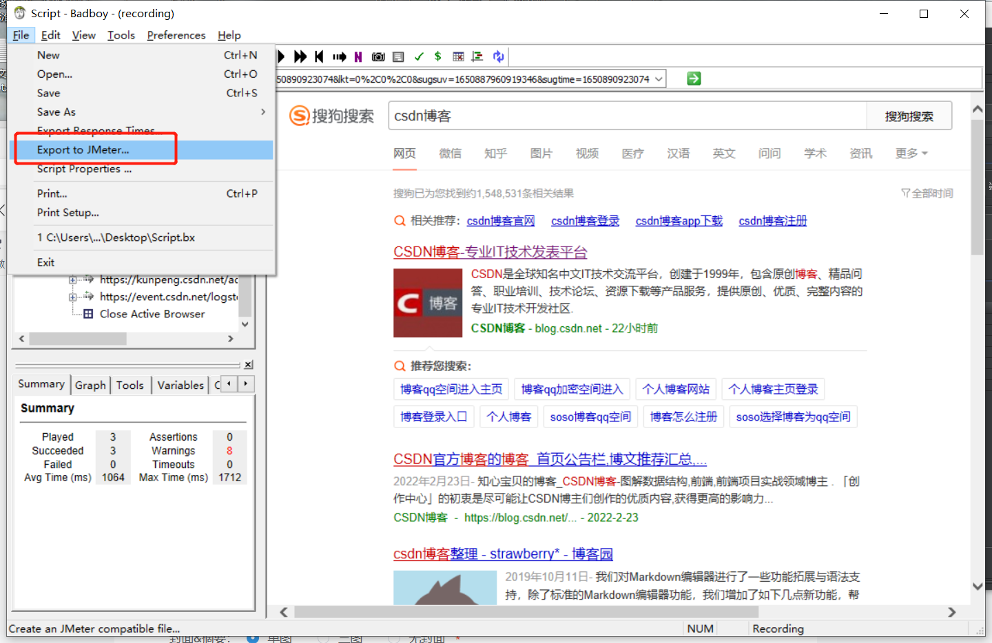 Badboy的使用教程_badboy使用详细教程_ljd0411的博客-CSDN博客
