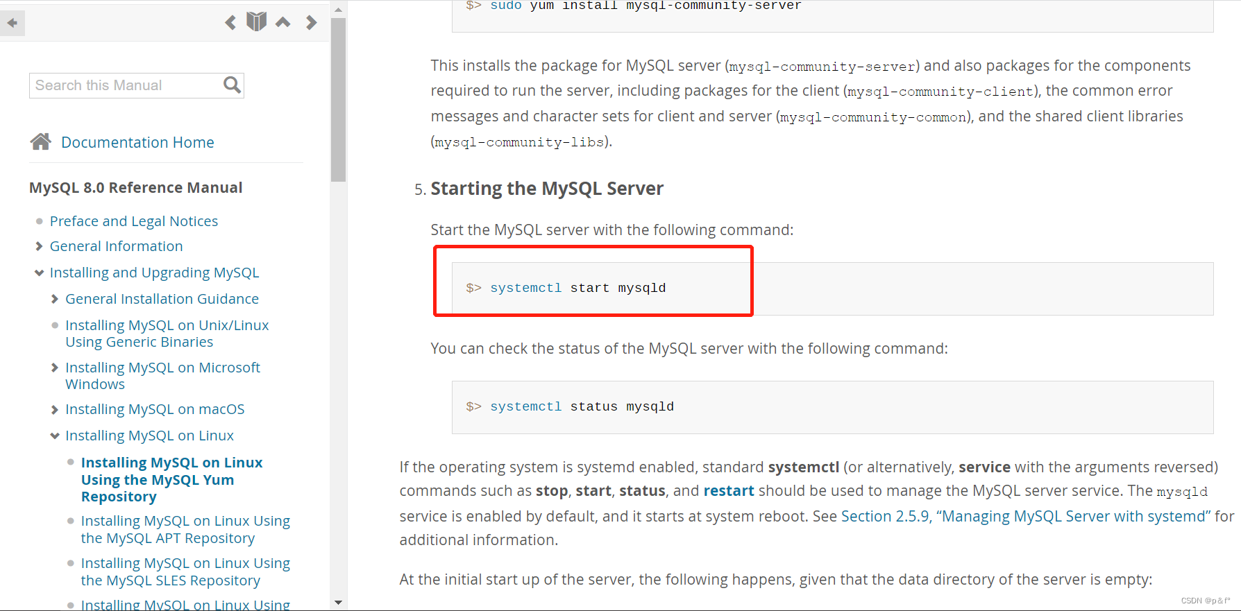 yum方式在CentOs7安装mysql8_centos7 yum mysql8-CSDN博客