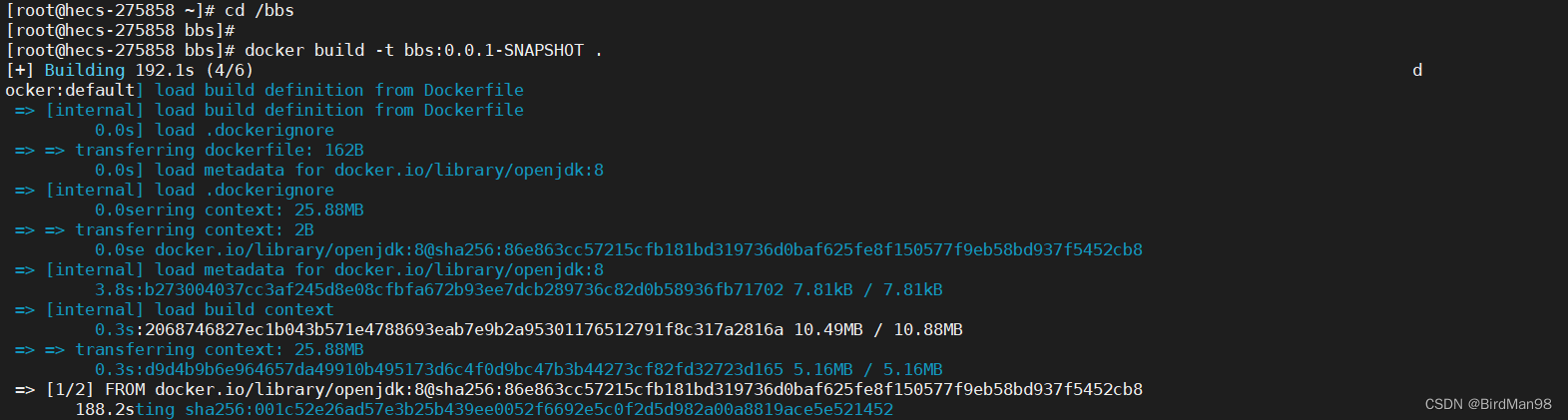 腾讯云服务器Dockerfile部署SpringBoot项目_腾讯云docker打包部署springboot-CSDN博客