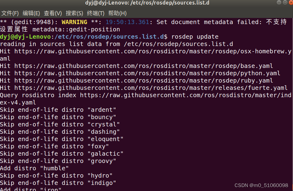 ROS18.04出现ERROR: cannot download default sources list from:网站Website may be down.-CSDN博客