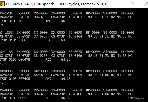 实验一调试程序debug实验1debug调试器使用 Csdn博客 