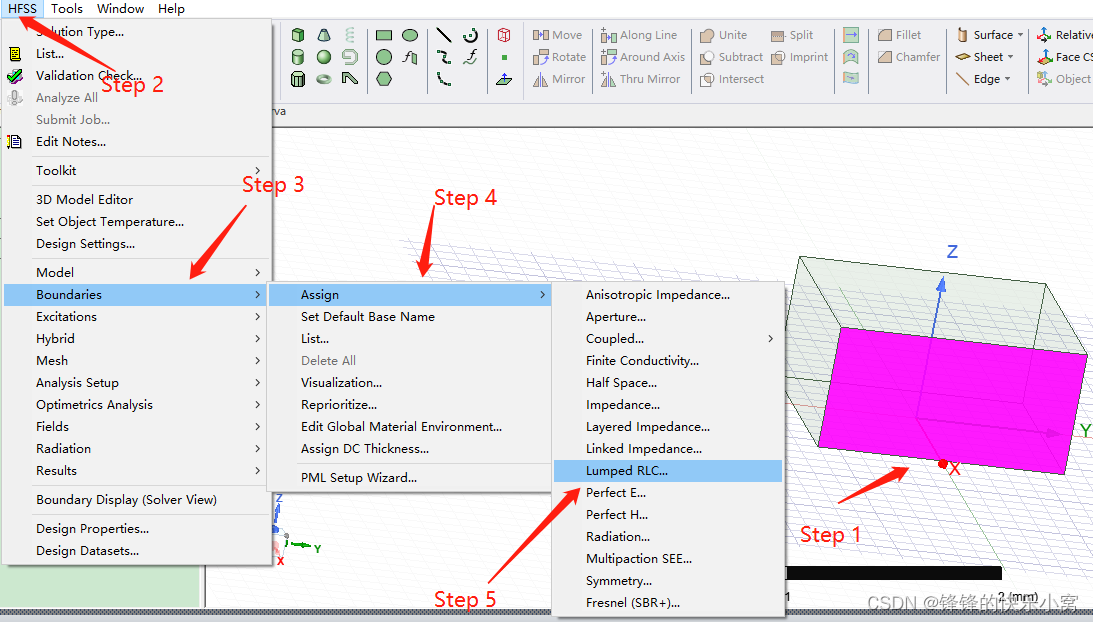HFSS学习笔记 14 边界条件（二）_hfss rlc type-CSDN博客