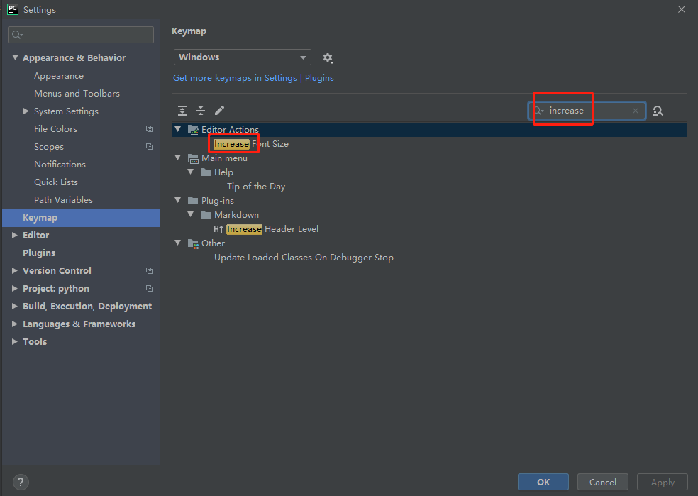 PyCharm如何设置 “ctrl+滚轮” 实现字体的放大和缩小_pycharm怎么滑动滚轮放大缩小-CSDN博客