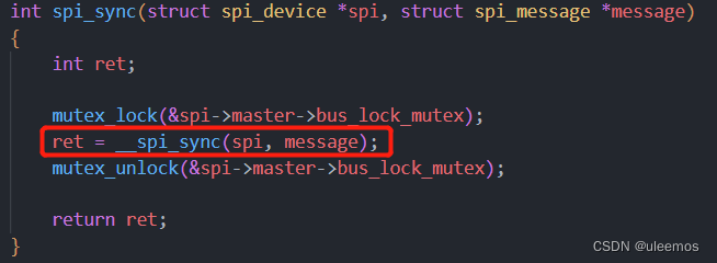 SPI (四) -- spi_sync和spi_async的调用流程_spi sync-CSDN博客