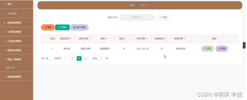 附源码 Python计算机毕业设计电商后台管理系统基于python 的后台管理系统 Csdn博客